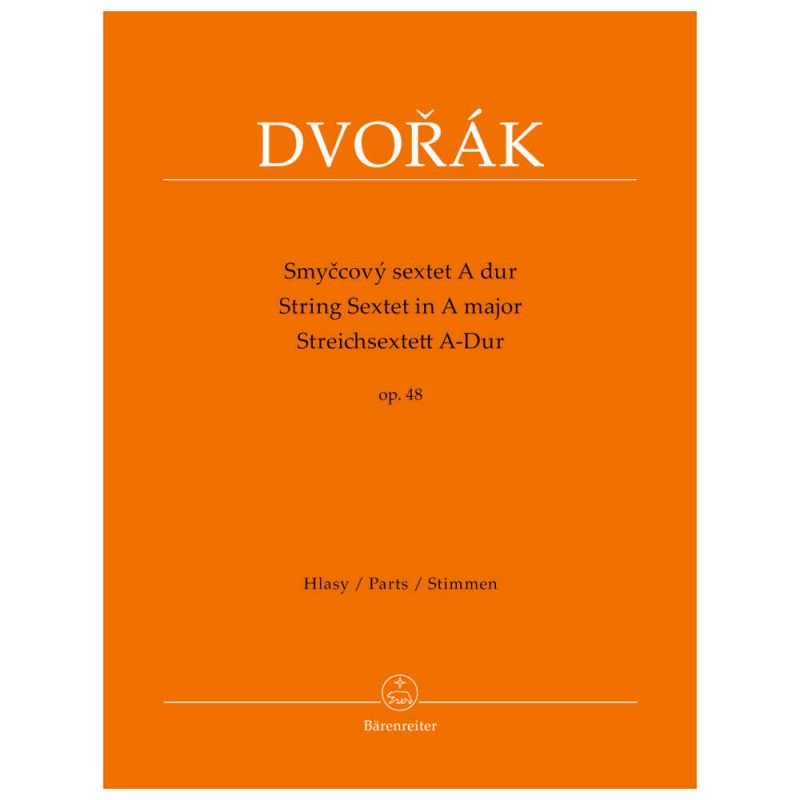 Dvorak, Antonin – String Sextet in A Major op. 48 By Barenreiter ...