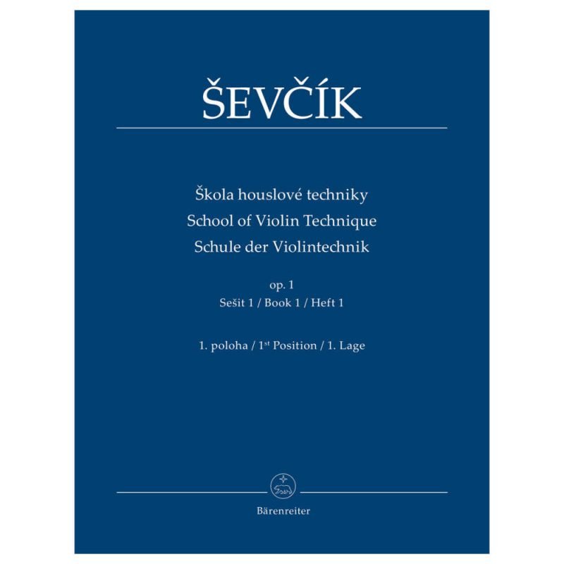 Sevcik, Otakar - School of Violin Technique op. 1 1st Position Book 1 ...